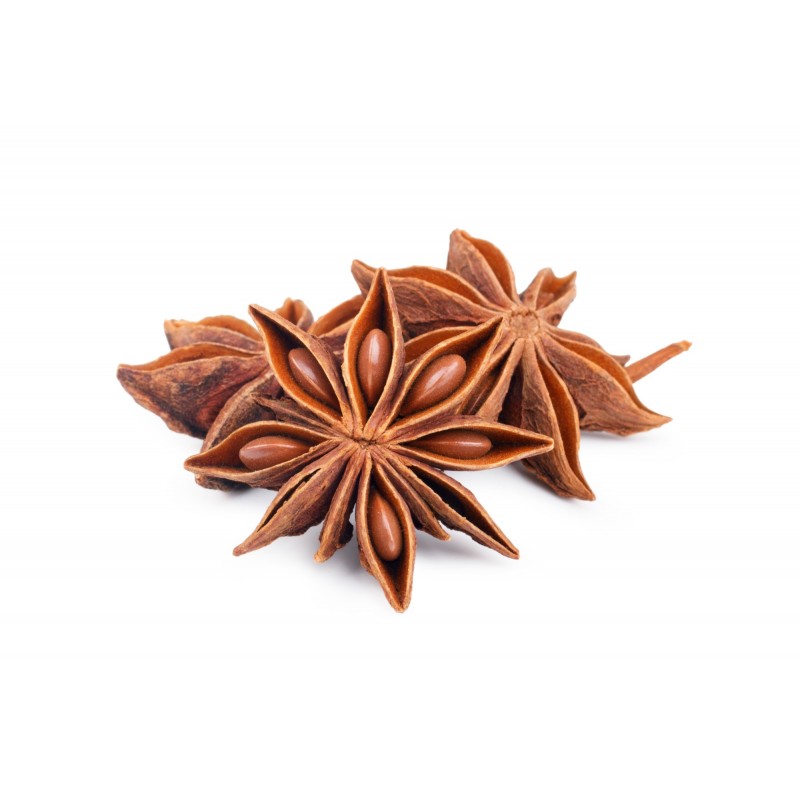 OrgoNutri Whole Star Anise, Chakra Phool, 100g Flavoured and Aromatic Spice