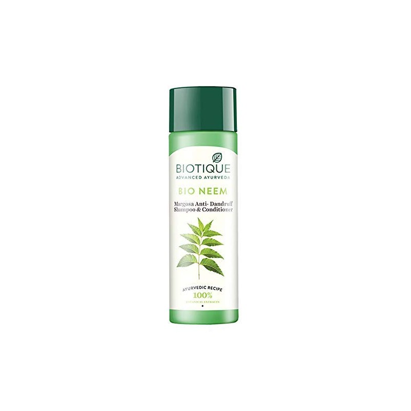 Biotique Bio Neem Margosa Anti-Dandruff Shampoo and Conditioner, 190ml