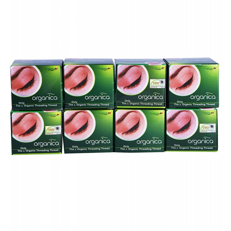 Organica Face & Eyebrow Cotton Threading, Organic Threads, Box Of 8 ...